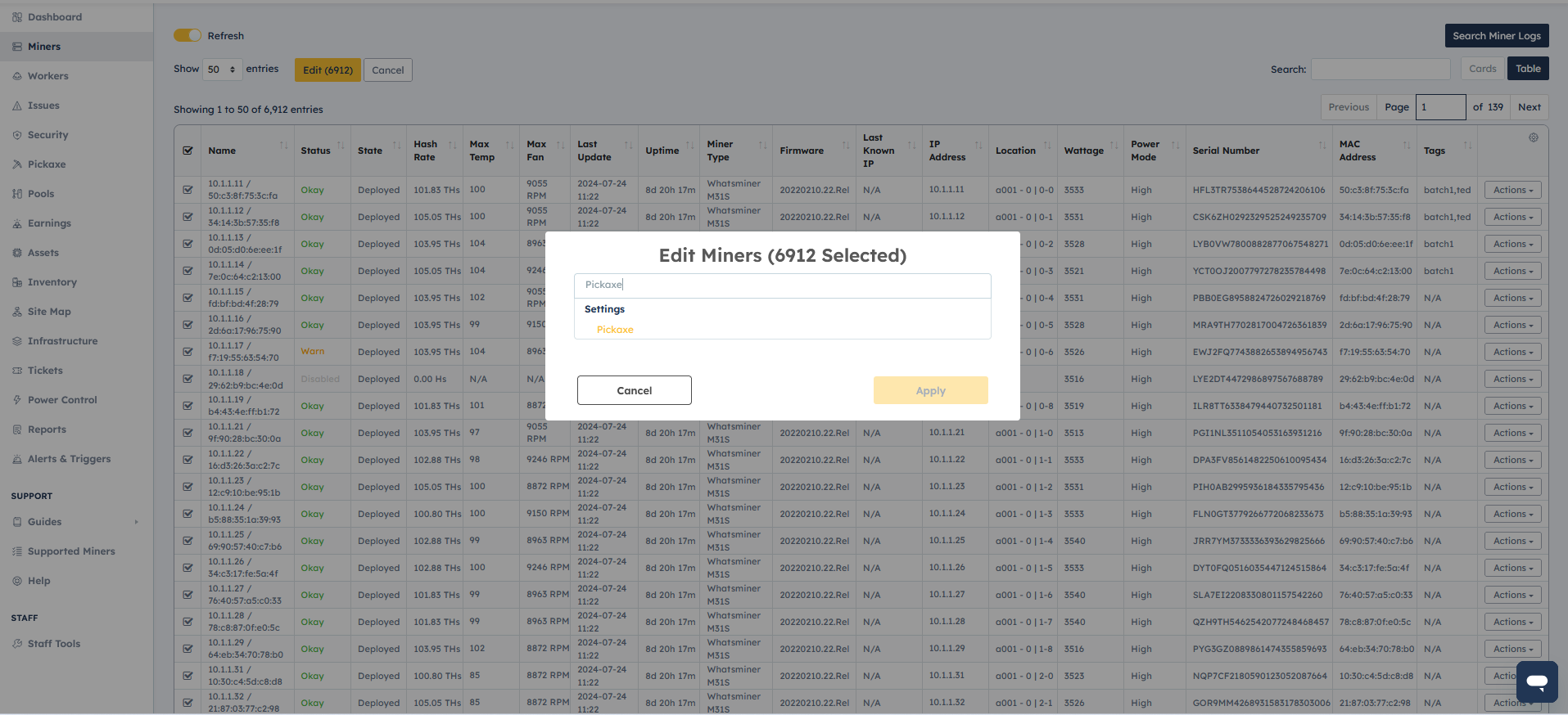 How To: Move A Pickaxe To A Different Client Level – OBM