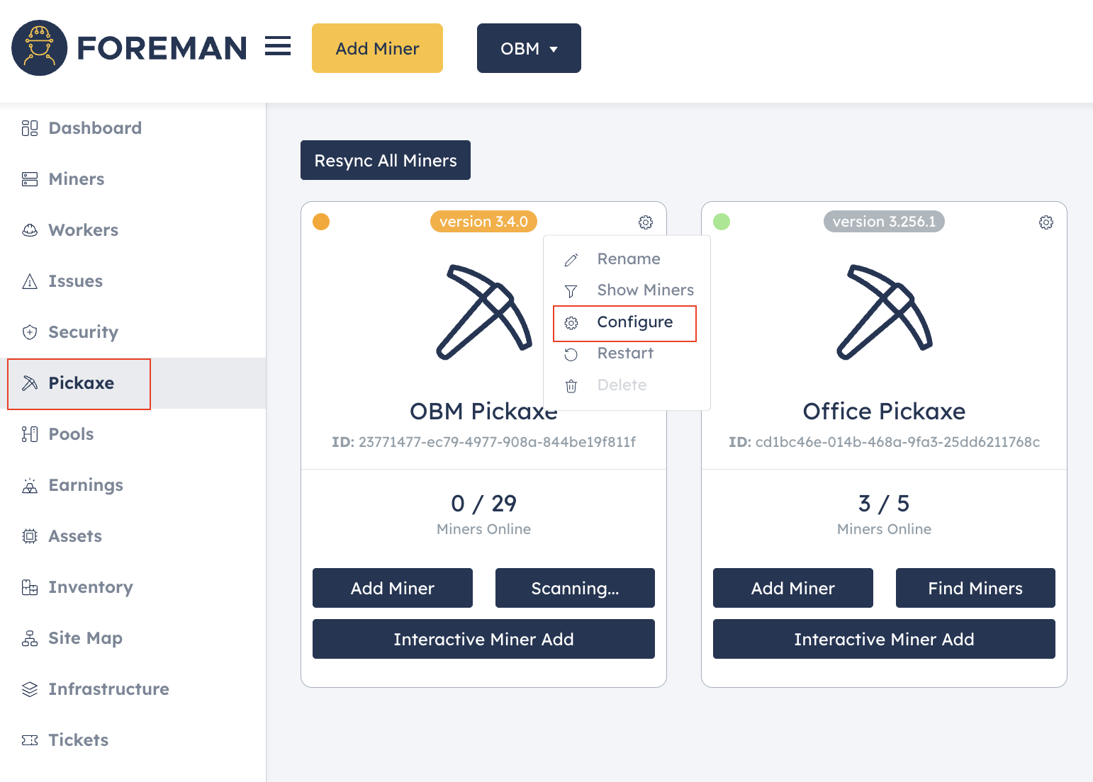 Quick Guide: Pickaxe Configurations – OBM