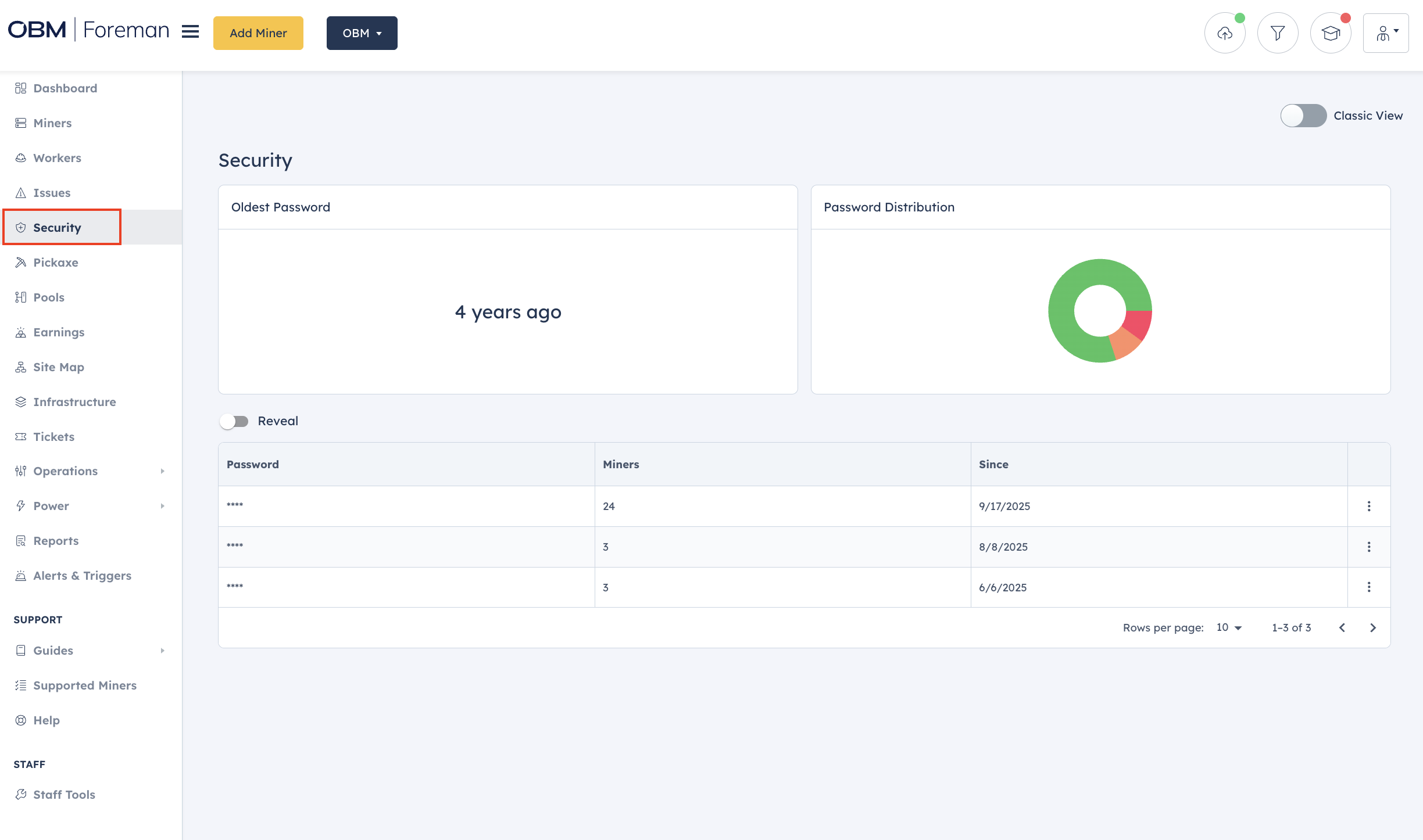Quick Guide: Security – OBM | Foreman Help Center
